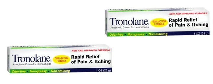 2 pack of Tronolane Hemorrhoid Anesthetic Cream Pain & Itching Rapid ...