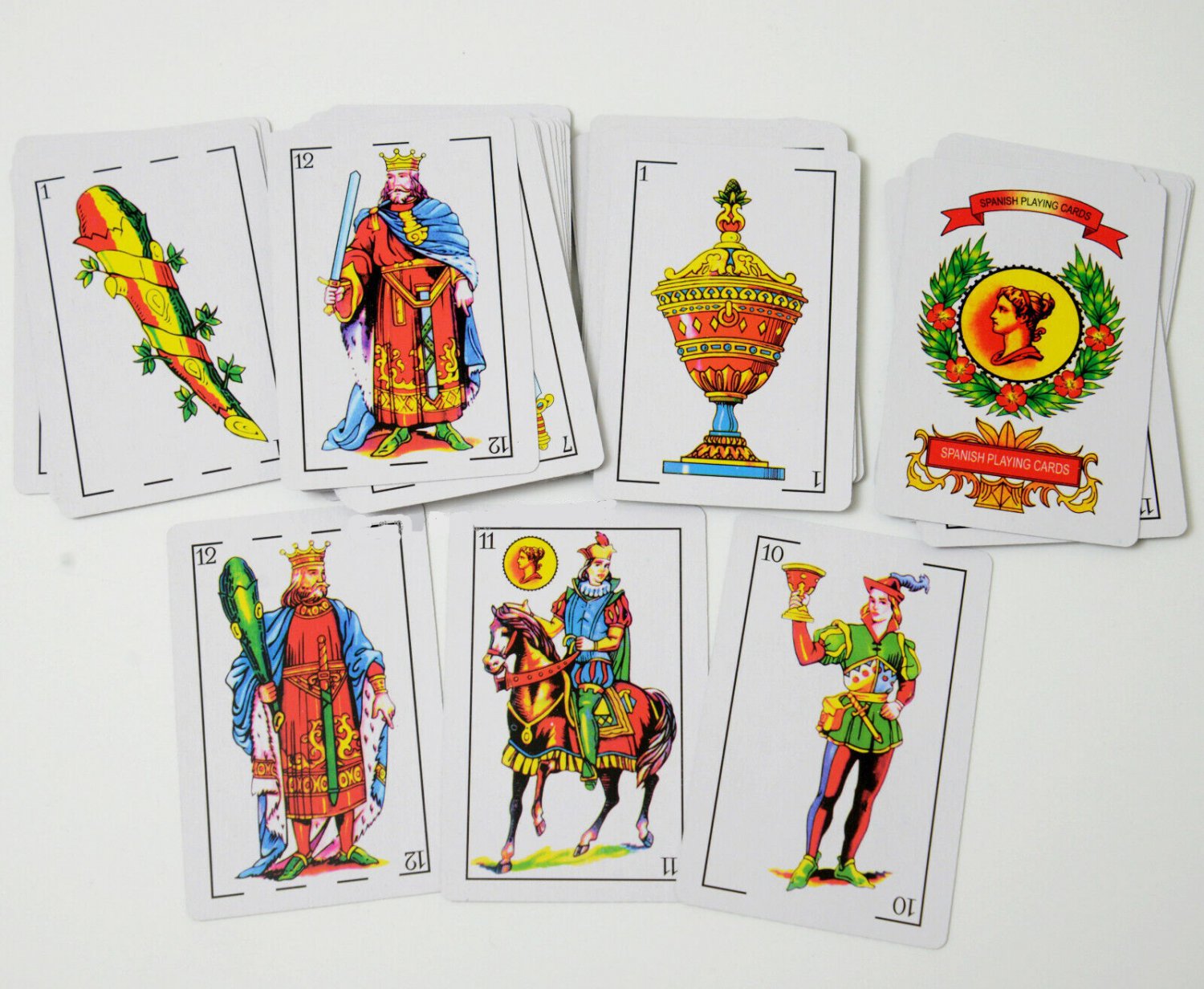 MEXICAN SPANISH PLAYING CARDS GAME BINGO TAROT BARAJA CARD GAME KING DECK