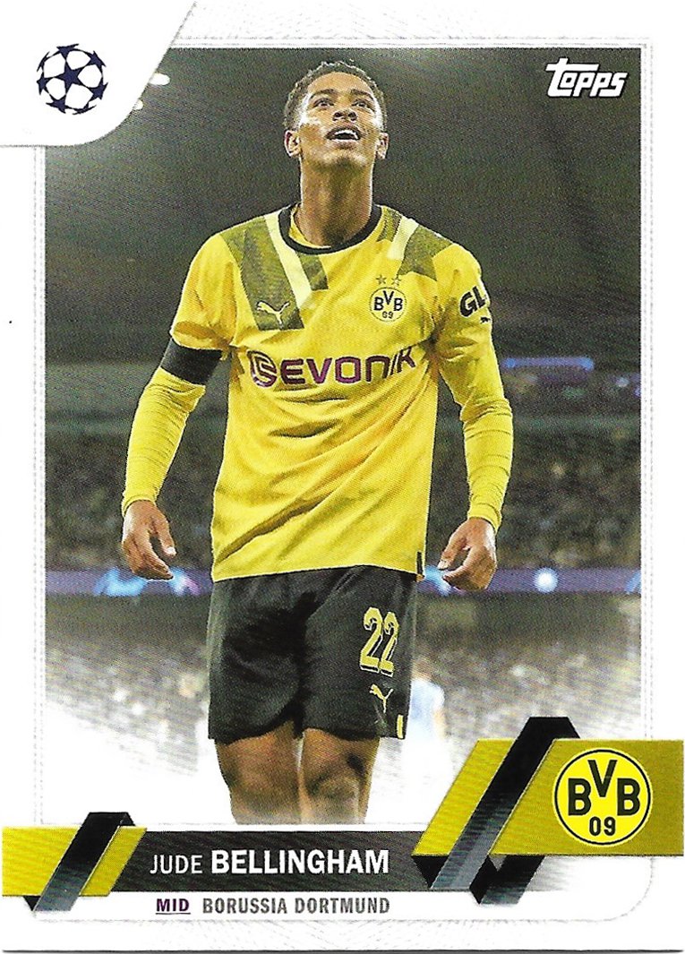 Jude Bellingham 2022-23 Topps UEFA Club Competitions #22 Borussia ...