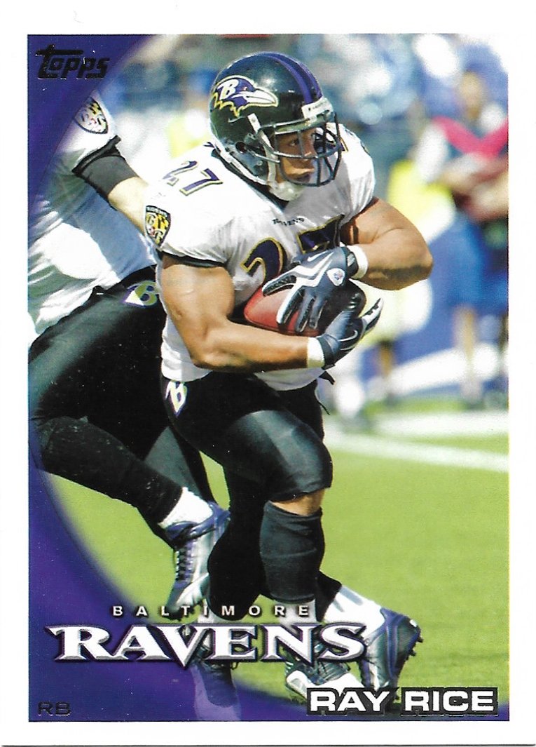Ray Rice 2010 Topps #230 Baltimore Ravens Football Card