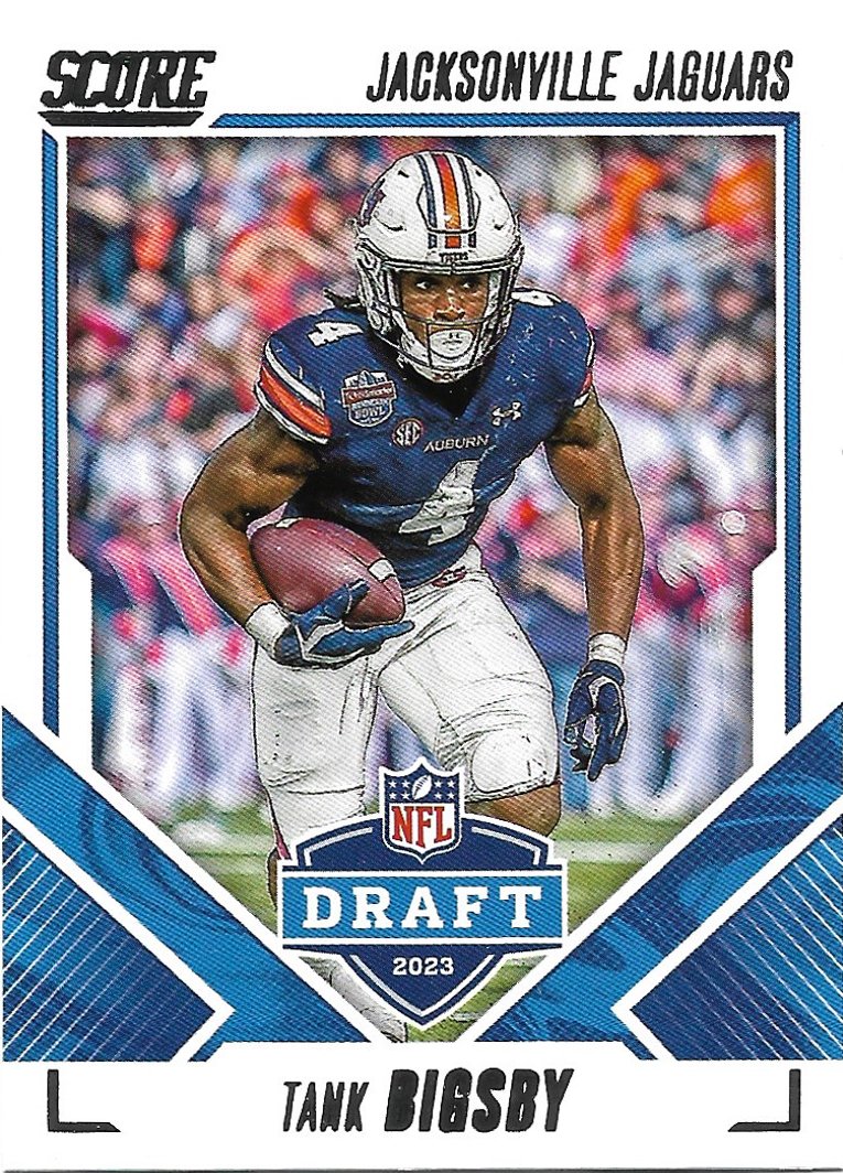 Tank Bigsby 2023 Score NFL Draft Rookie #324 Jacksonville Jaguars ...