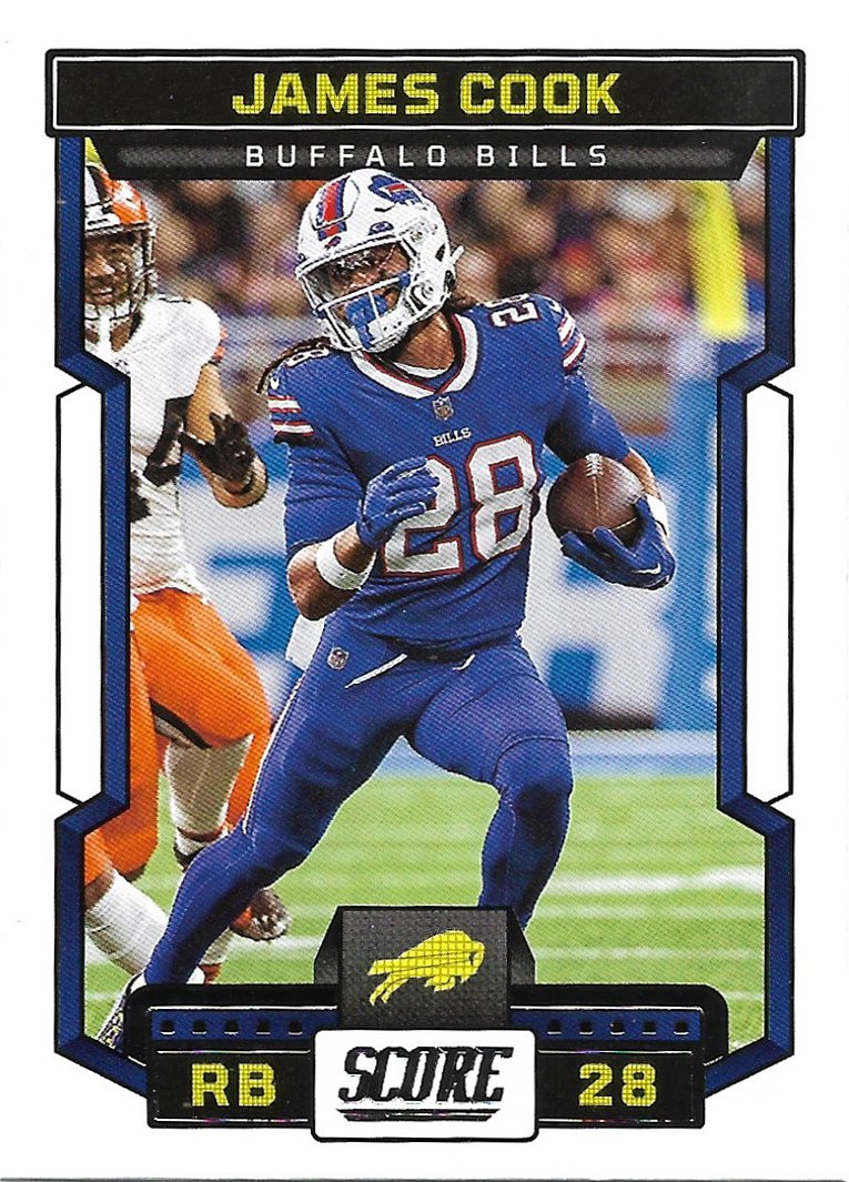 James Cook 2023 Score #264 Buffalo Bills Football Card