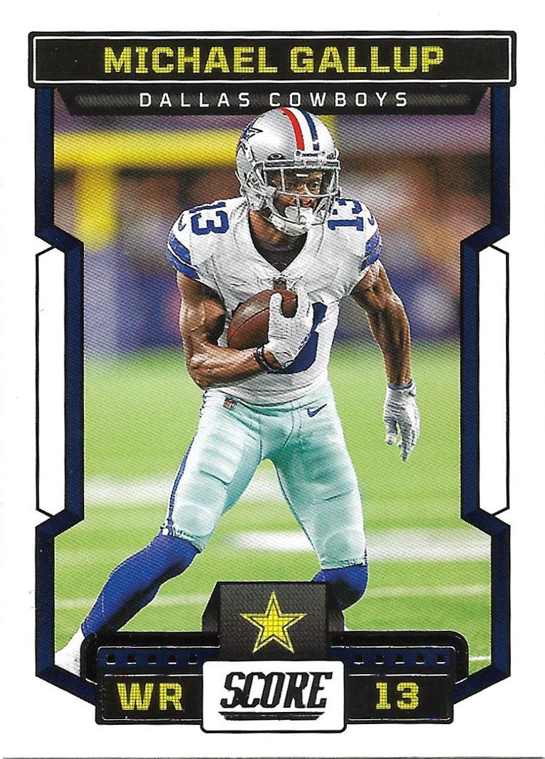 Michael Gallup 2023 Score #229 Dallas Cowboys Football Card
