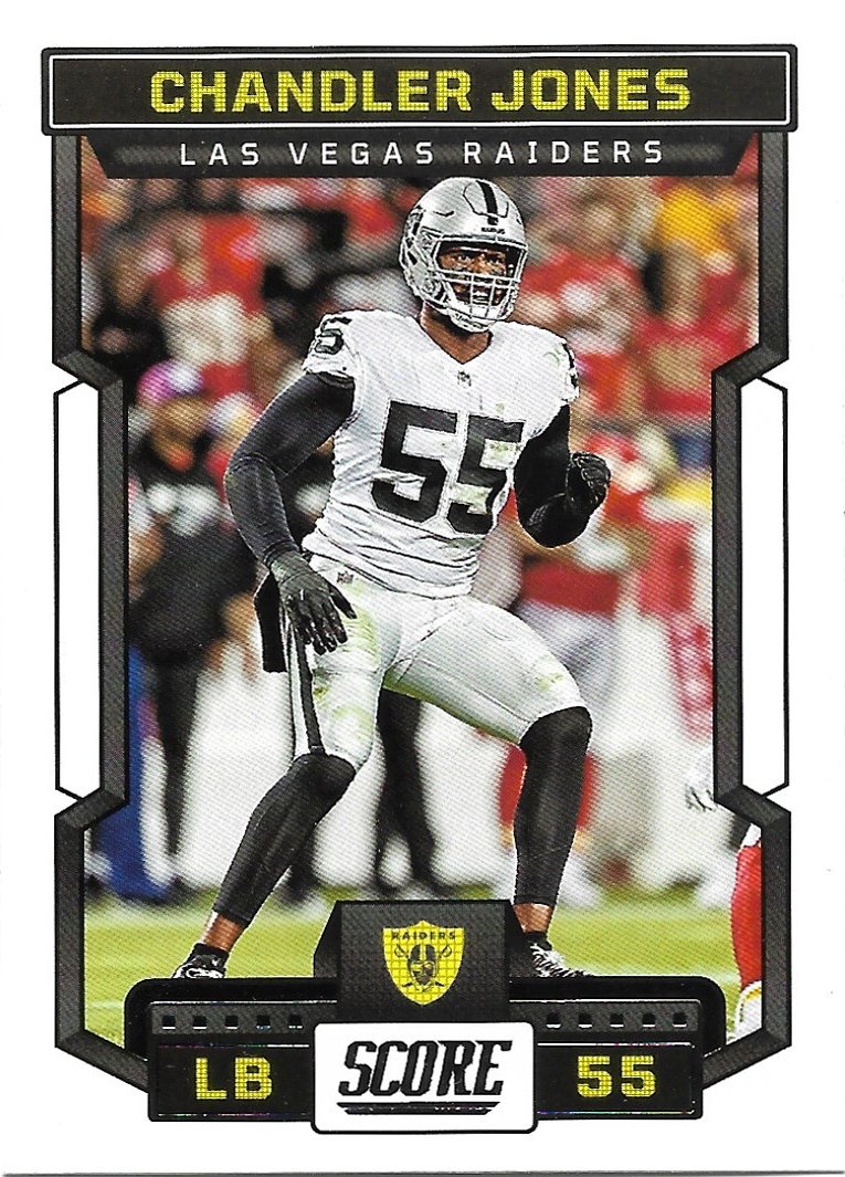 Chandler Jones 2023 Score #140 Las Vegas Raiders Football Card