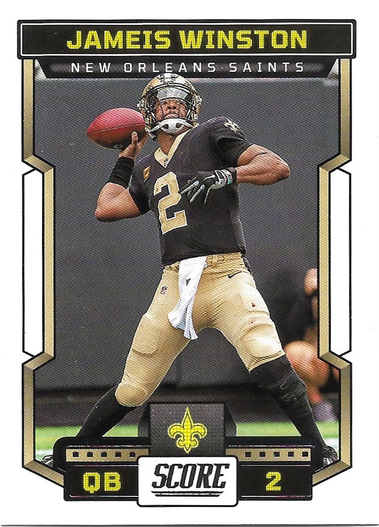 Jameis Winston 2023 Score #52 New Orleans Saints Football Card