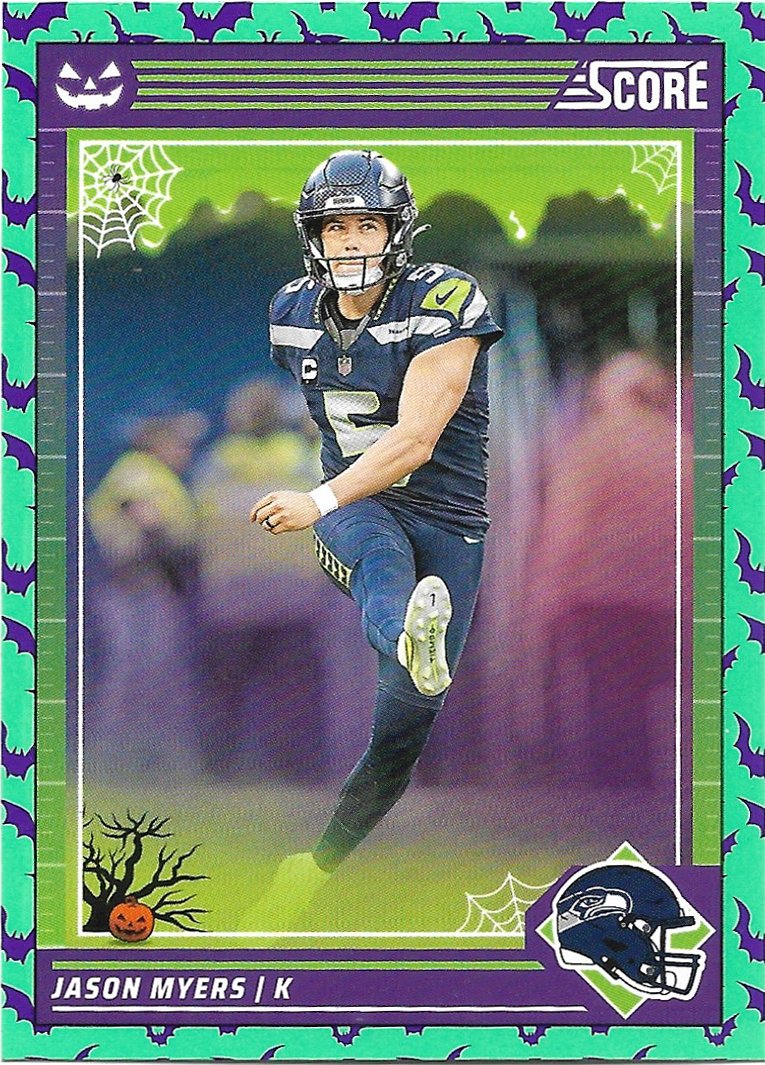 Jason Myers 2024 Score-A-Treat Pumpkins #259 Seattle Seahawks Football Card