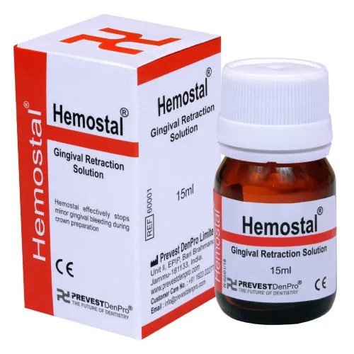 Hemostal hemostop hemostatic aluminum chloride liquid dental prevest ...