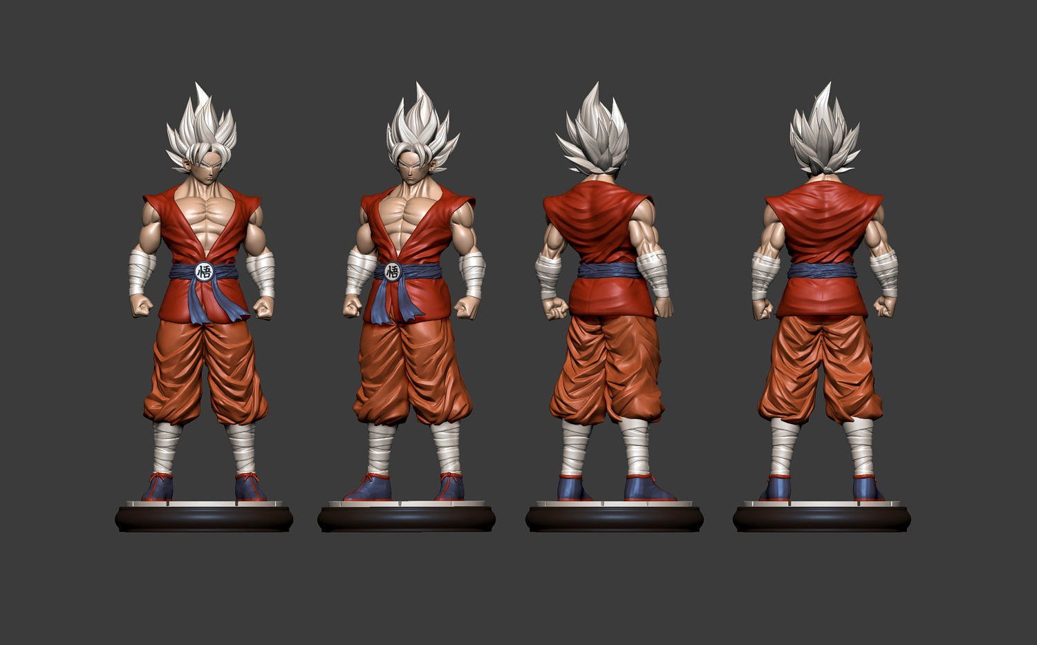 Goku Standing from Dragon Ball STL FILE 3D model