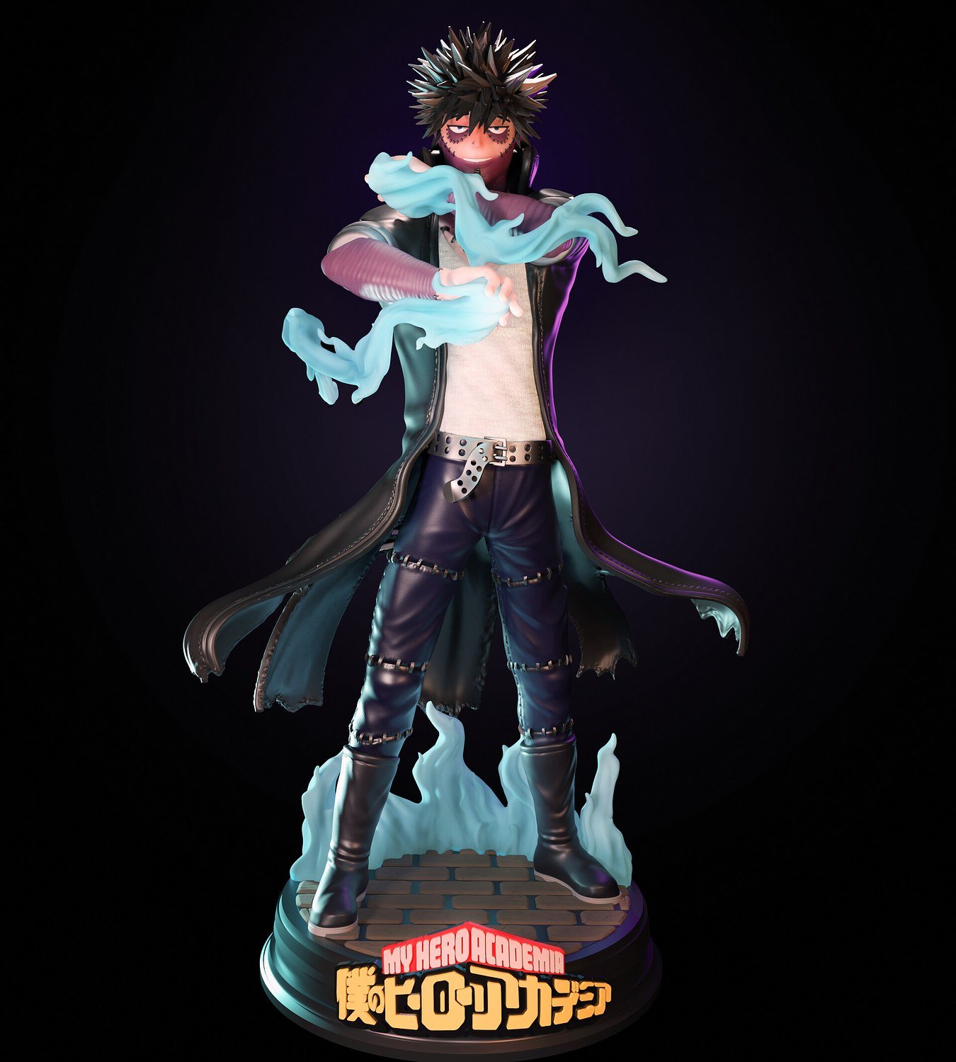 Dabi V2 from My Hero Academia STL FILE 3D model