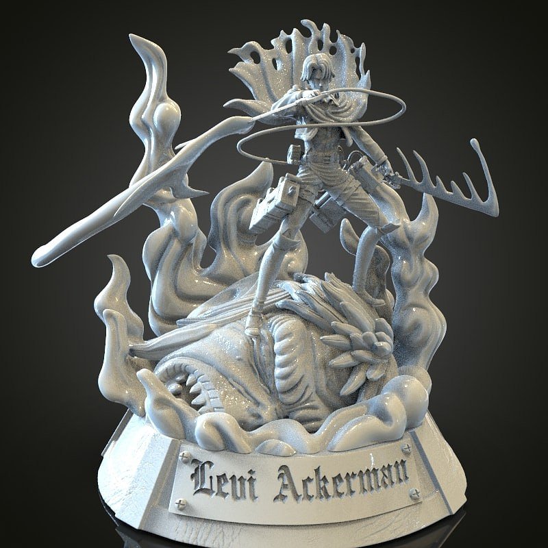 Levi Ackerman From Attack On Titan STL FILE 3D model