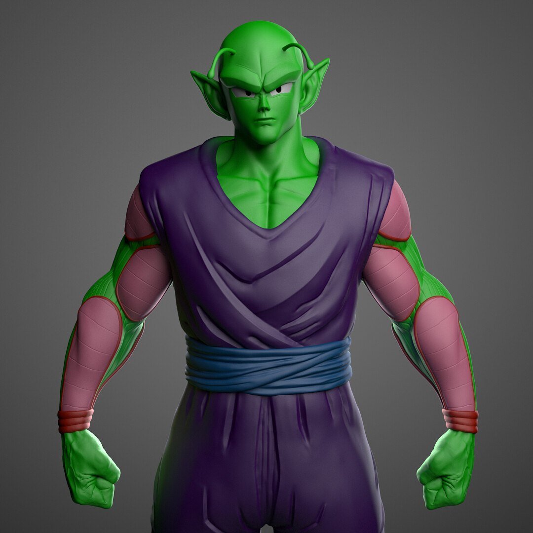 Piccolo Stand From Dragonball STL FILE 3D model