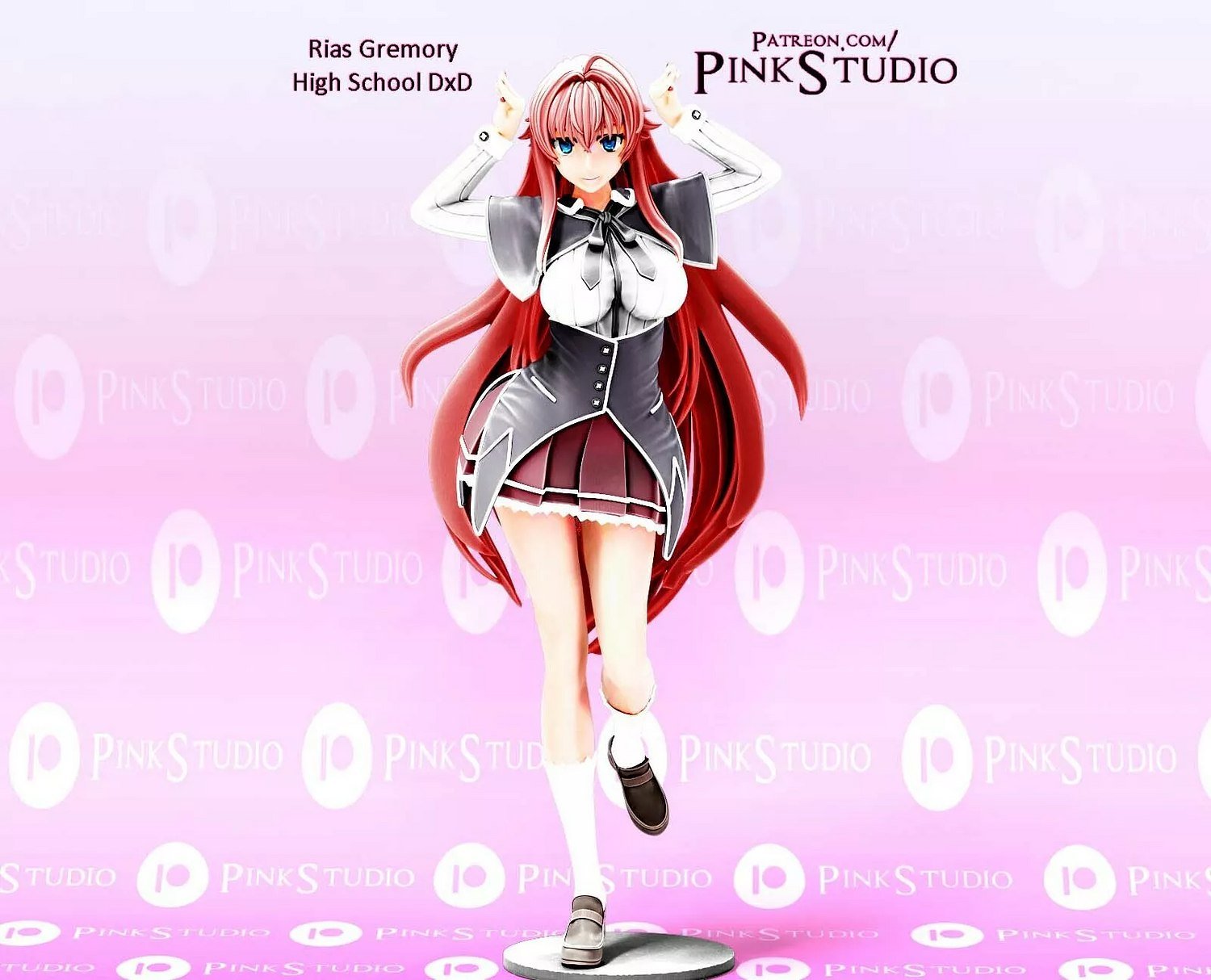 Rias Gremory Fanart STL FILE 3D model