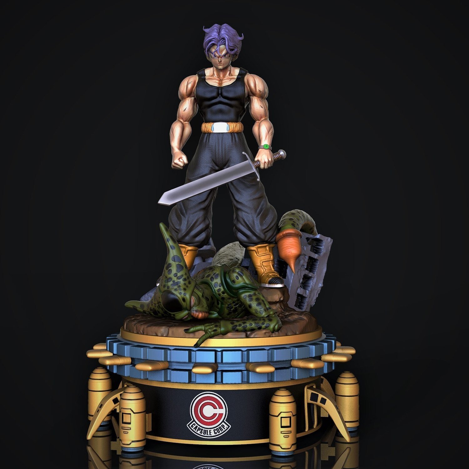 Trunks V2 From DragonBall STL FILE 3D model