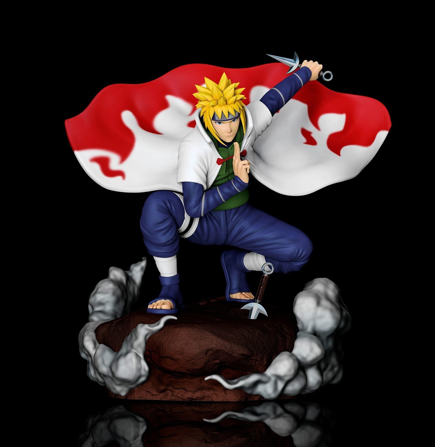 Namikaze Minato from Naruto Anime STL FILE 3D model