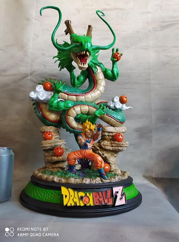 Shenron and Goku Diorama from Dragonball STL FILE 3D model
