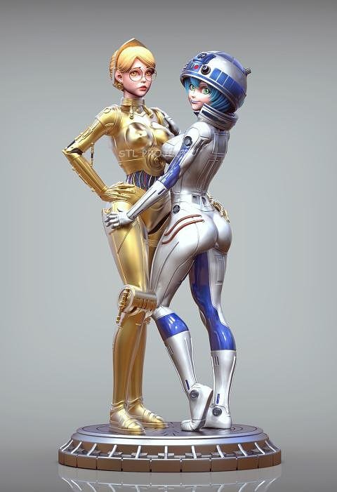 C3R2 Couple Version STL file