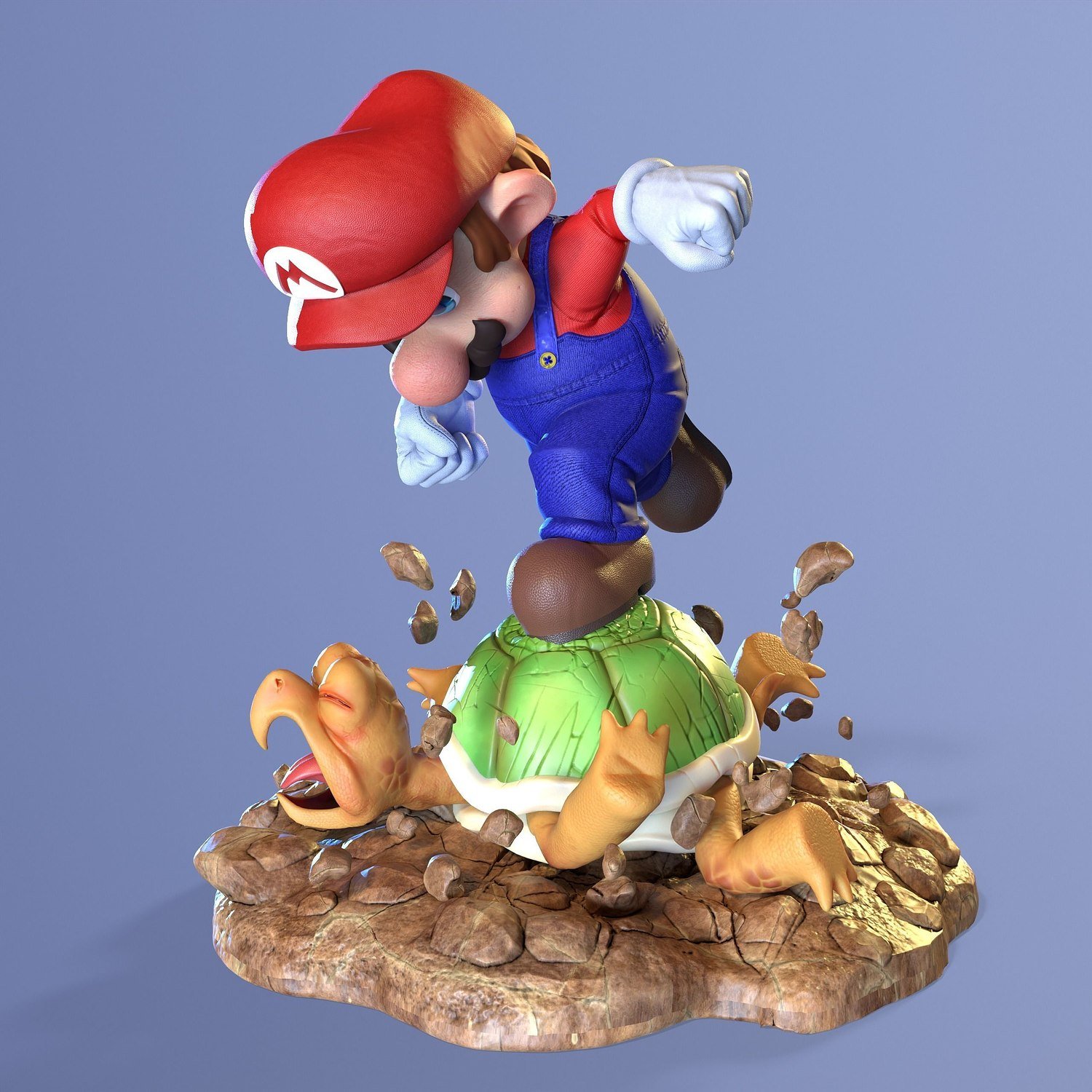 Super Mario Fanart STL FILE