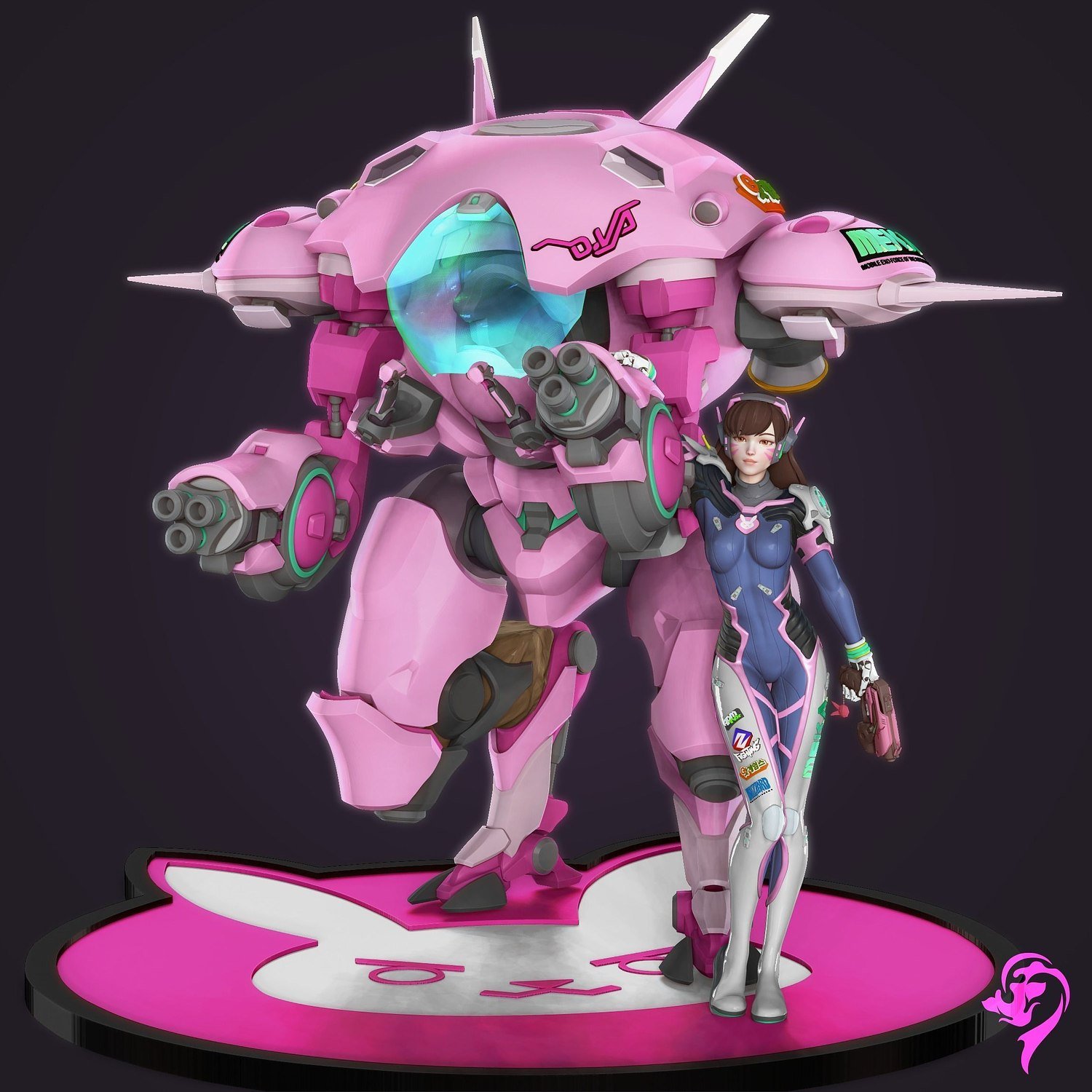 Dva From Overwatch STL FILE