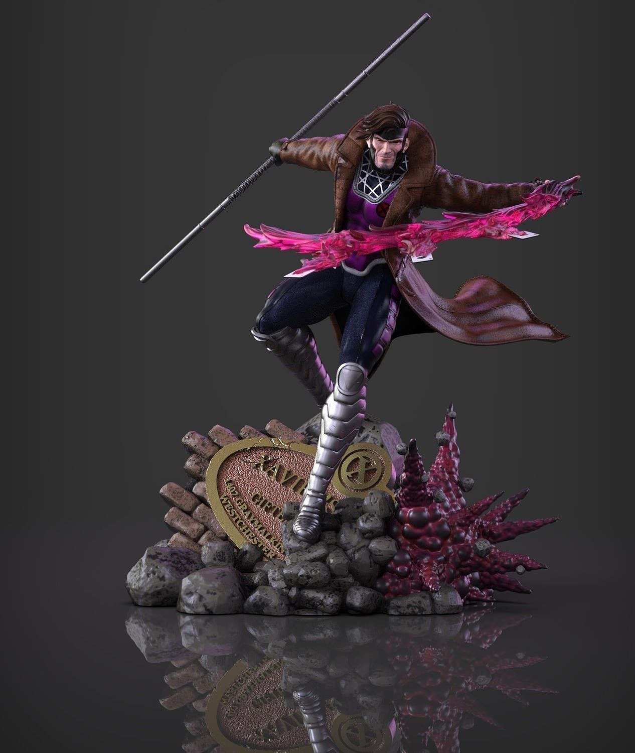 Gambit from Marvel STL FILE 3D PRINT