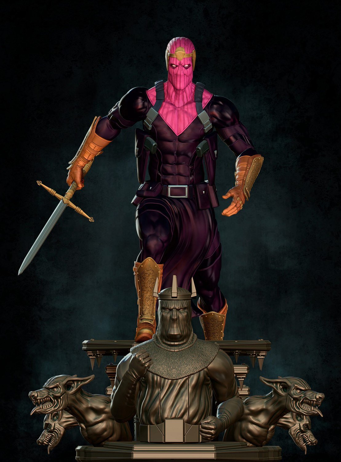 Baron Helmut Zemo from Marvel STL FILE 3D PRINT