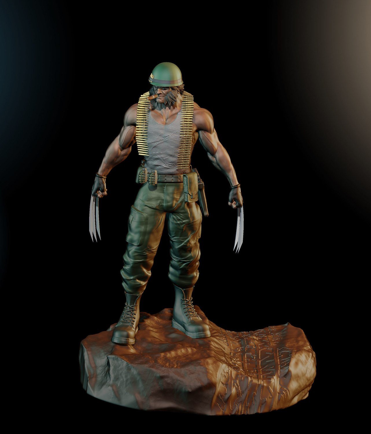Logan Soldier From Marvel STL FILE 3D PRINT