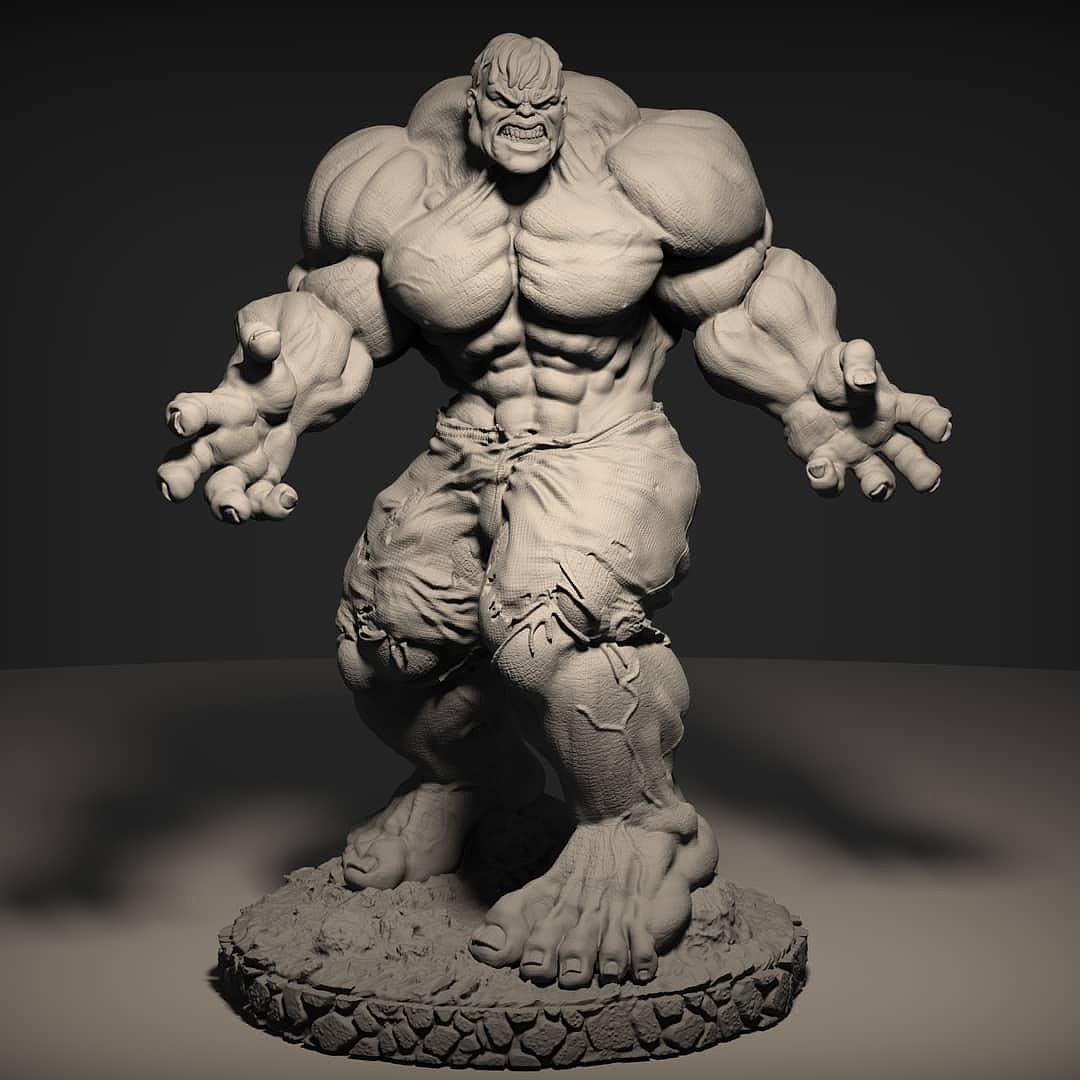 Hulk V4 From Marvel STL FILE 3D PRINT