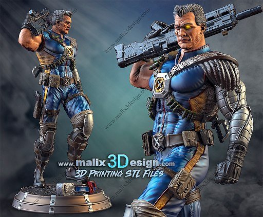 Cable From X-Men STL FILE 3D PRINT