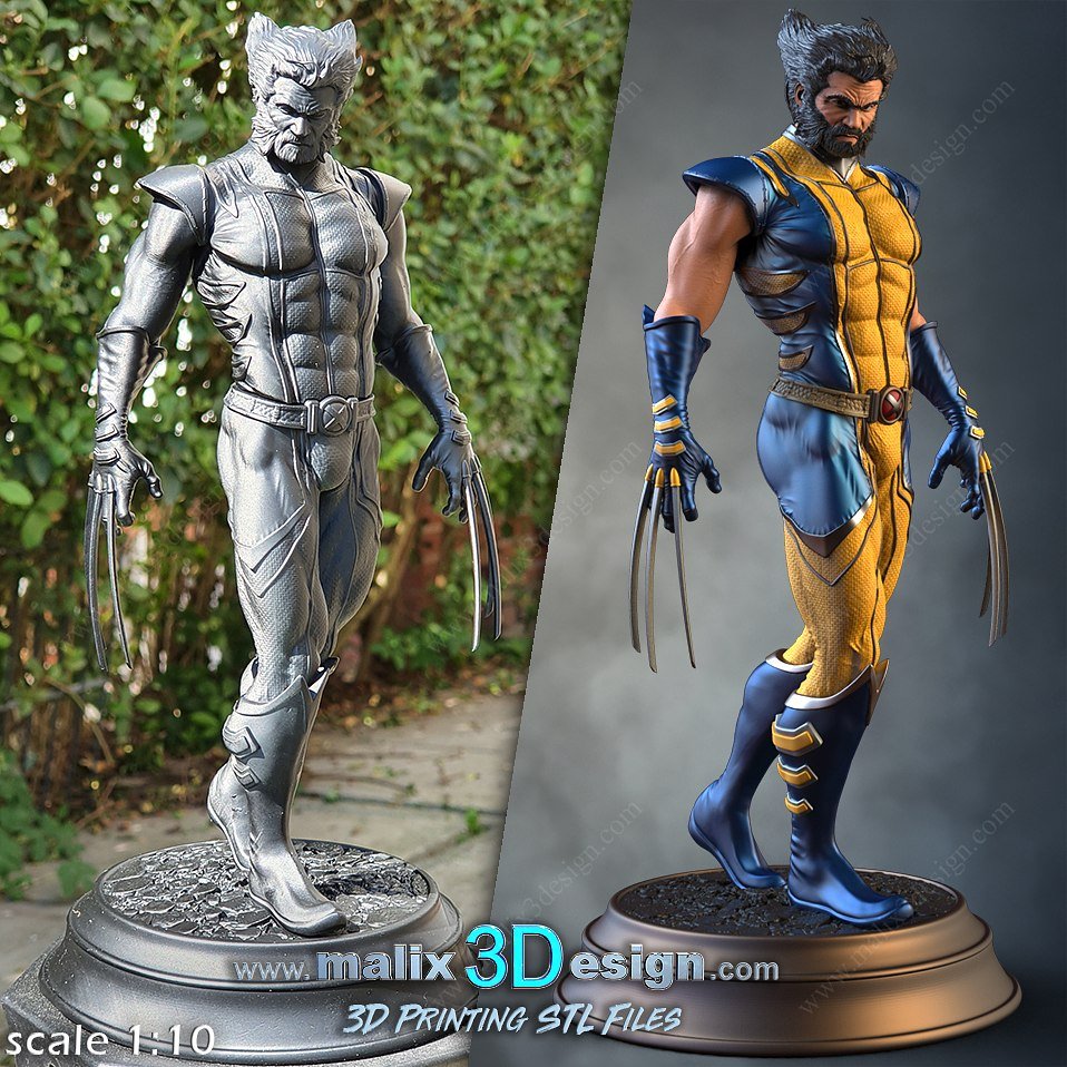 Wolverine V2 From X-Men STL FILE 3D PRINT