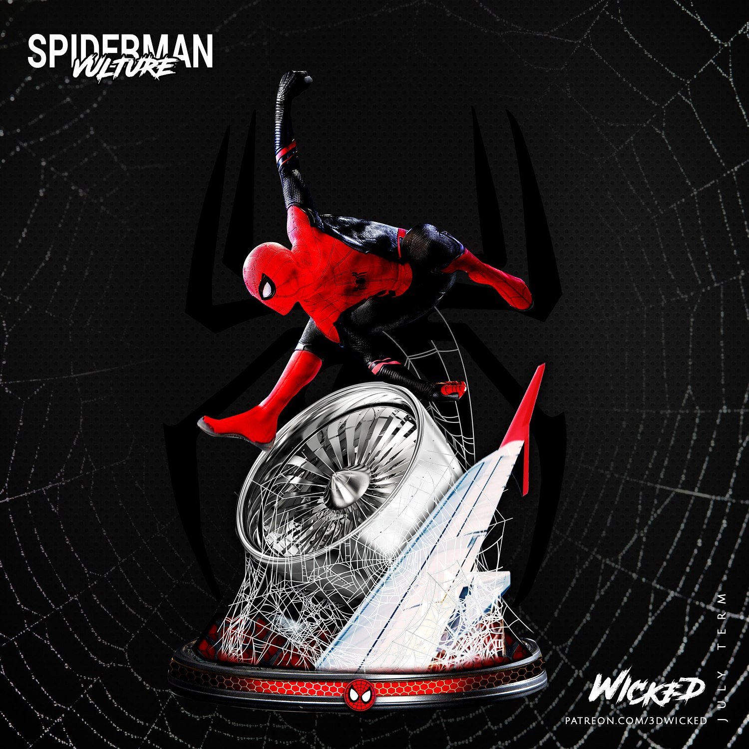 Spiderman Classic V3 From Marvel STL FILE 3D PRINT