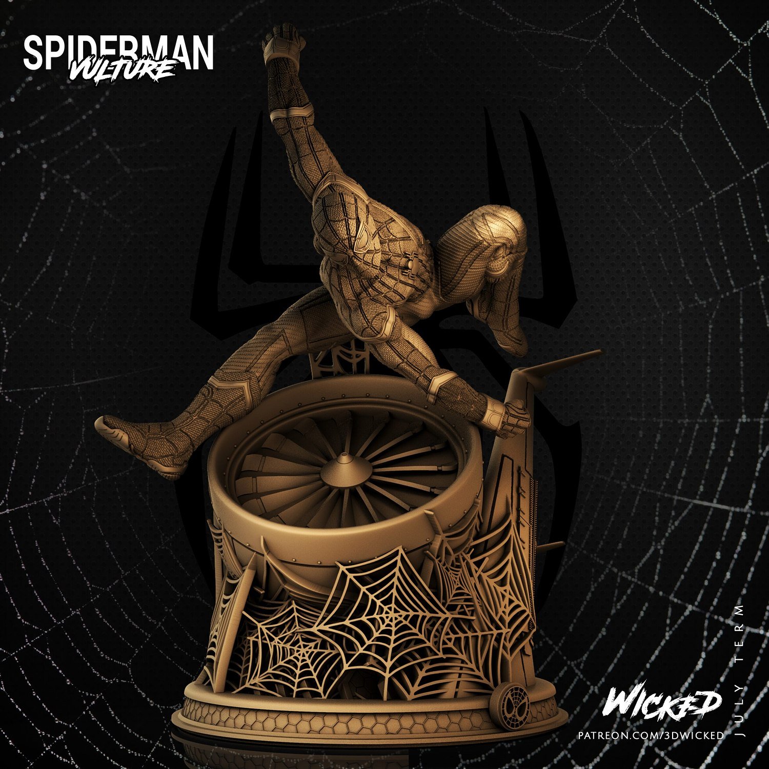 Spiderman Classic V3 From Marvel STL FILE 3D PRINT