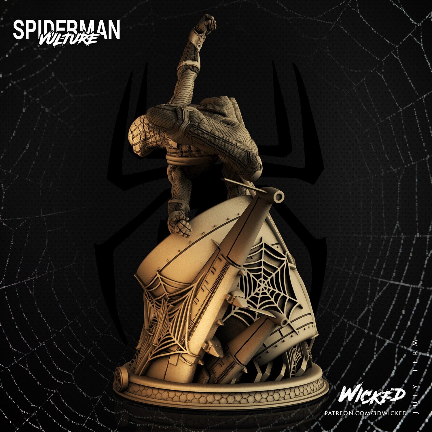 Spiderman Classic V3 From Marvel STL FILE 3D PRINT