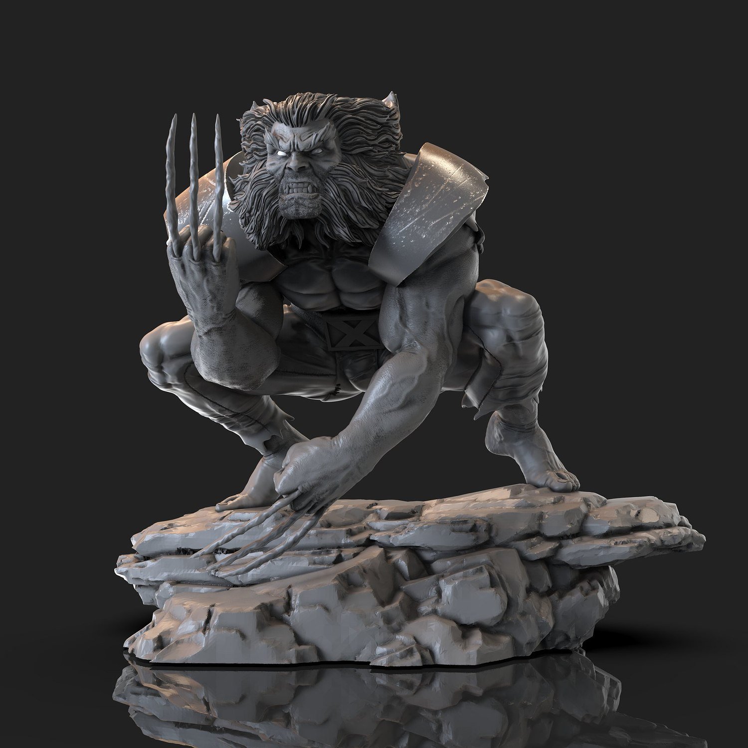Wolverine V3 From X-Men STL FILE 3D PRINT