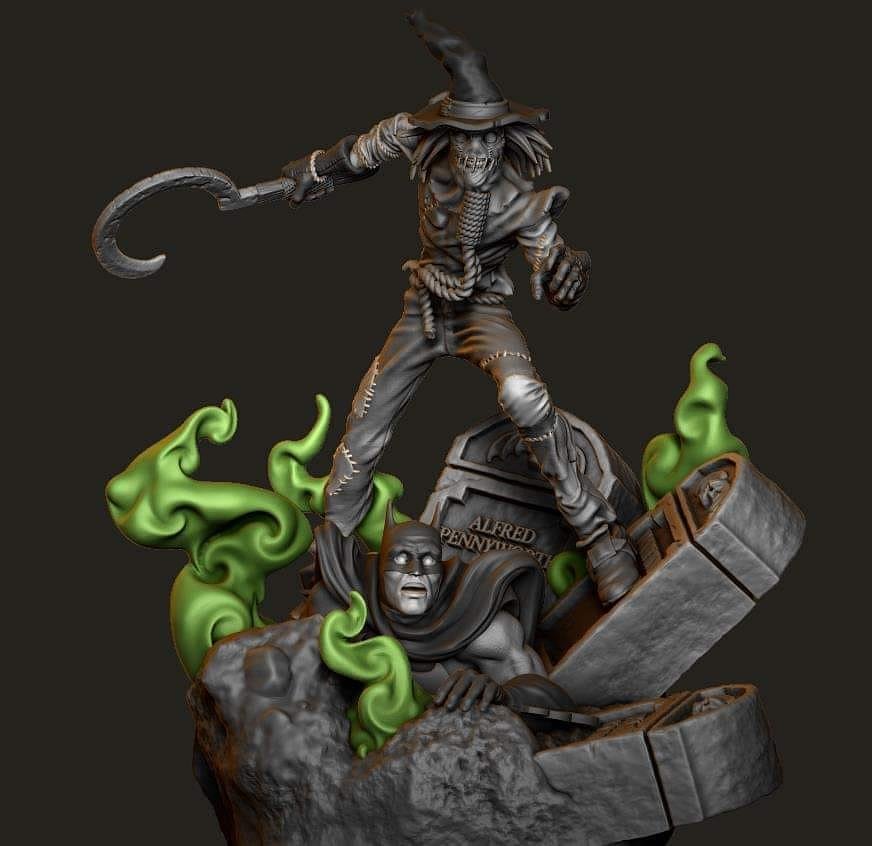 Scarecrow V2 From DC STL FILE 3D PRINT