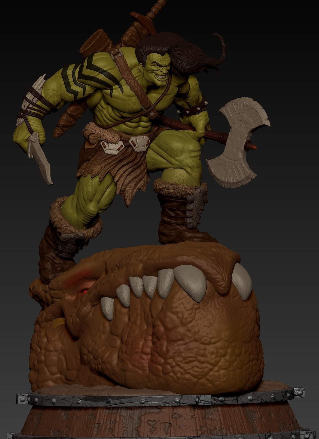 Skaar From Marvel STL FILE 3D PRINT