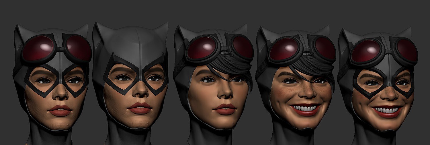 Catwoman With Rope From Dc Stl File 3d Print