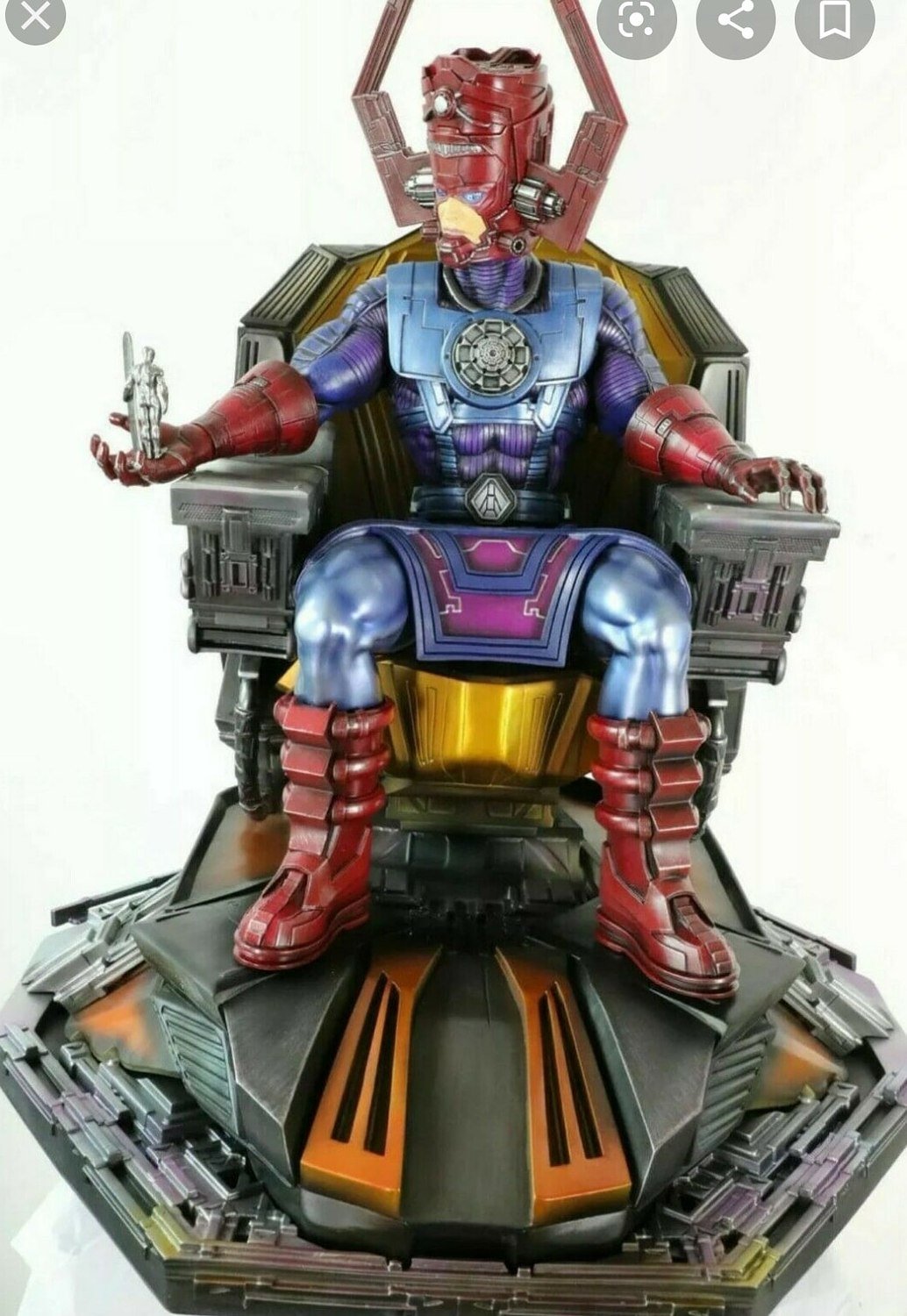 Galactus on Throne from Marvel STL FILE 3D PRINT