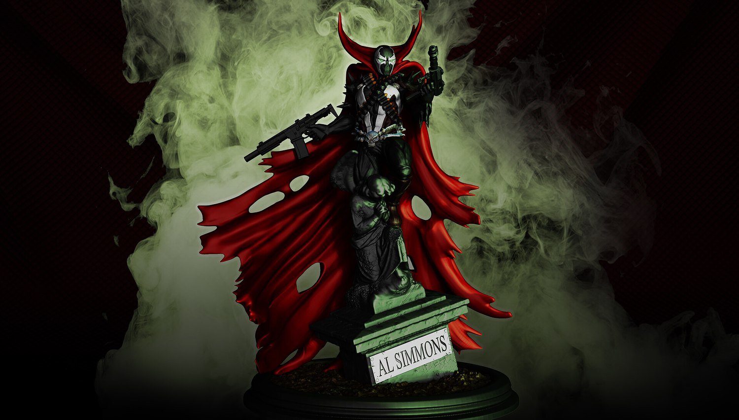Spawn MK11 V3 Fanart From DC STL FILE 3D PRINT