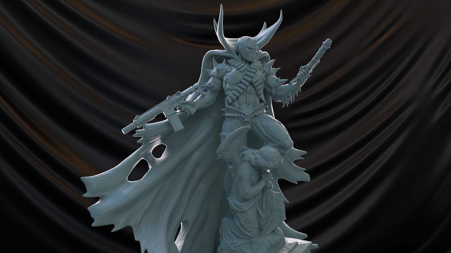 Spawn MK11 V3 Fanart From DC STL FILE 3D PRINT