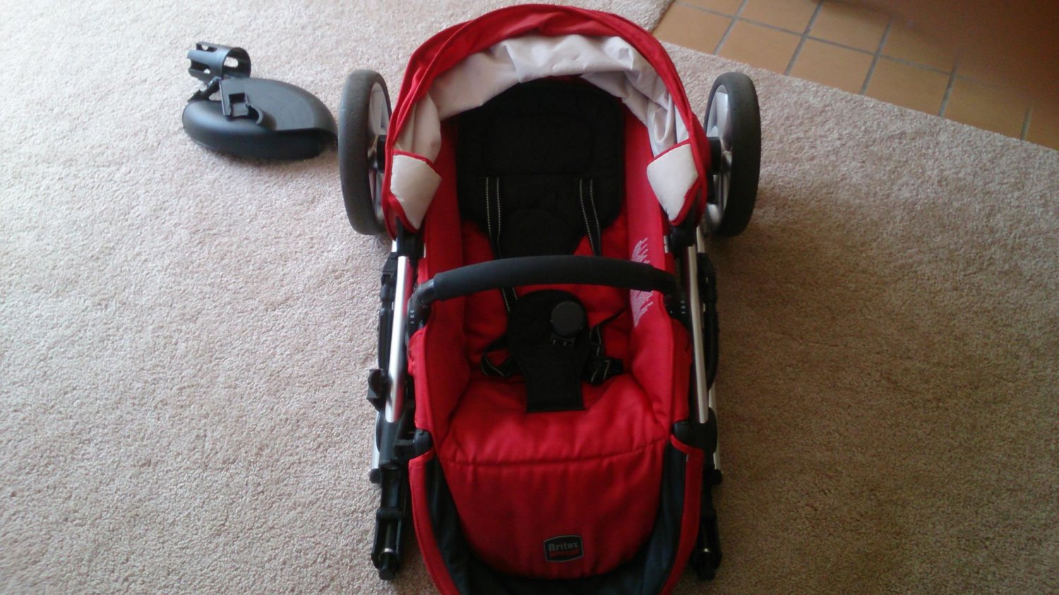 Britax B Ready Red single seat stroller