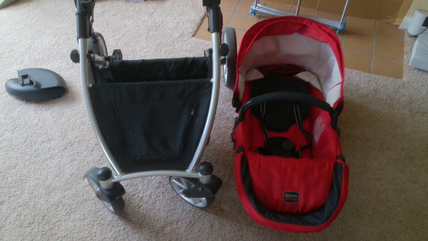 Britax B Ready Red single seat stroller