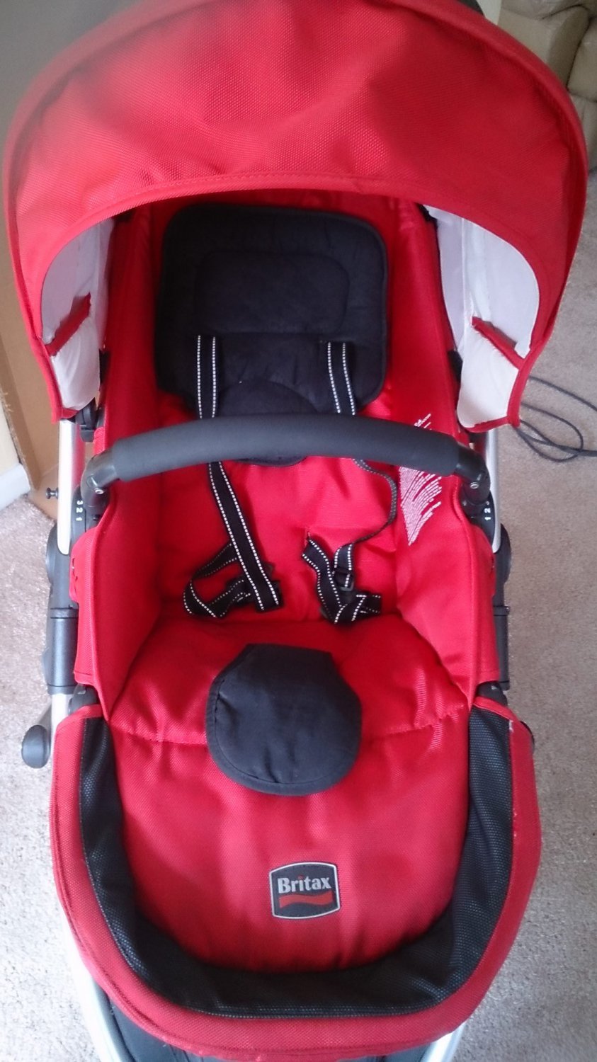 Britax B Ready Red single seat stroller