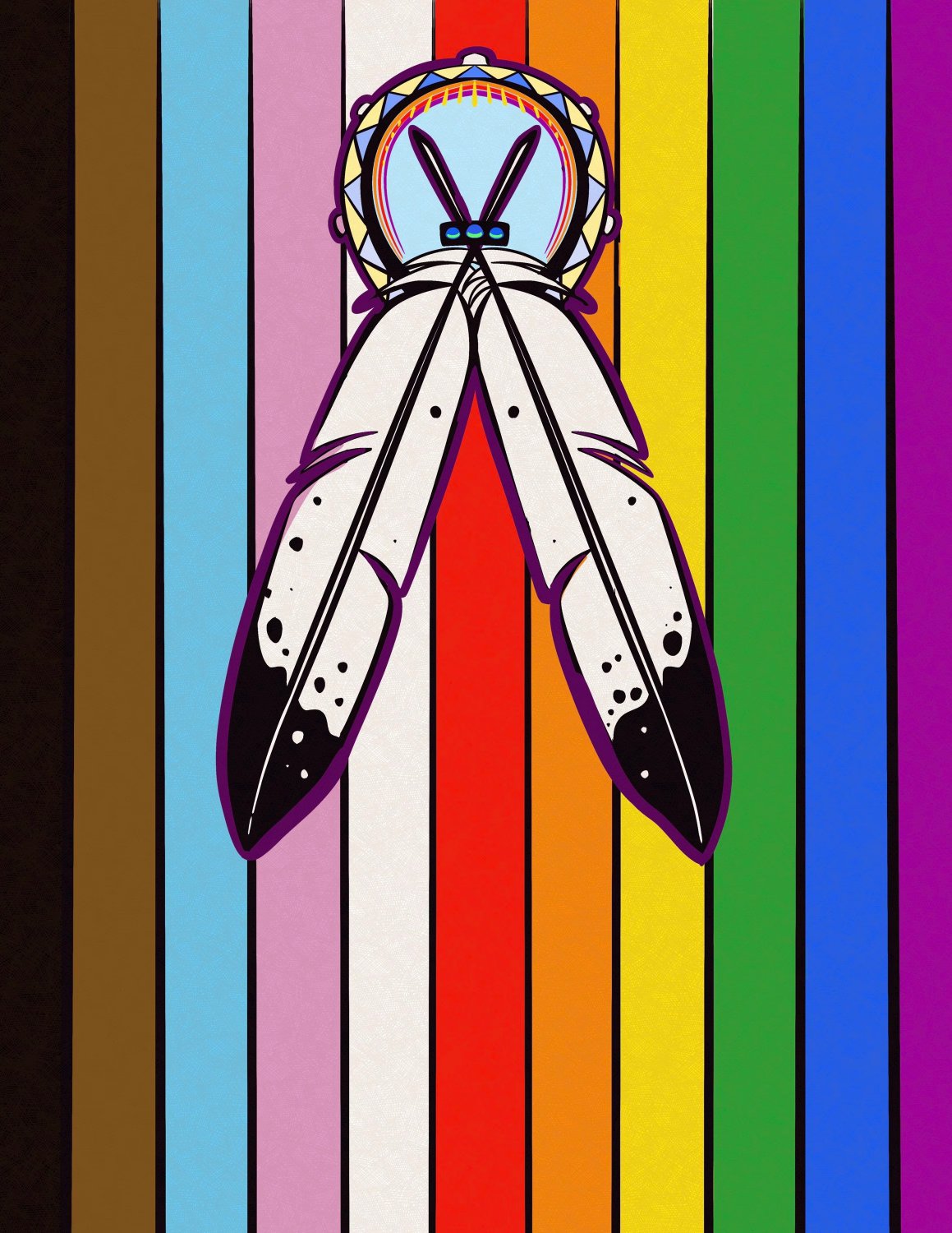 2 Spirited Progressive Pride Flag (First Nations/Aboriginal)