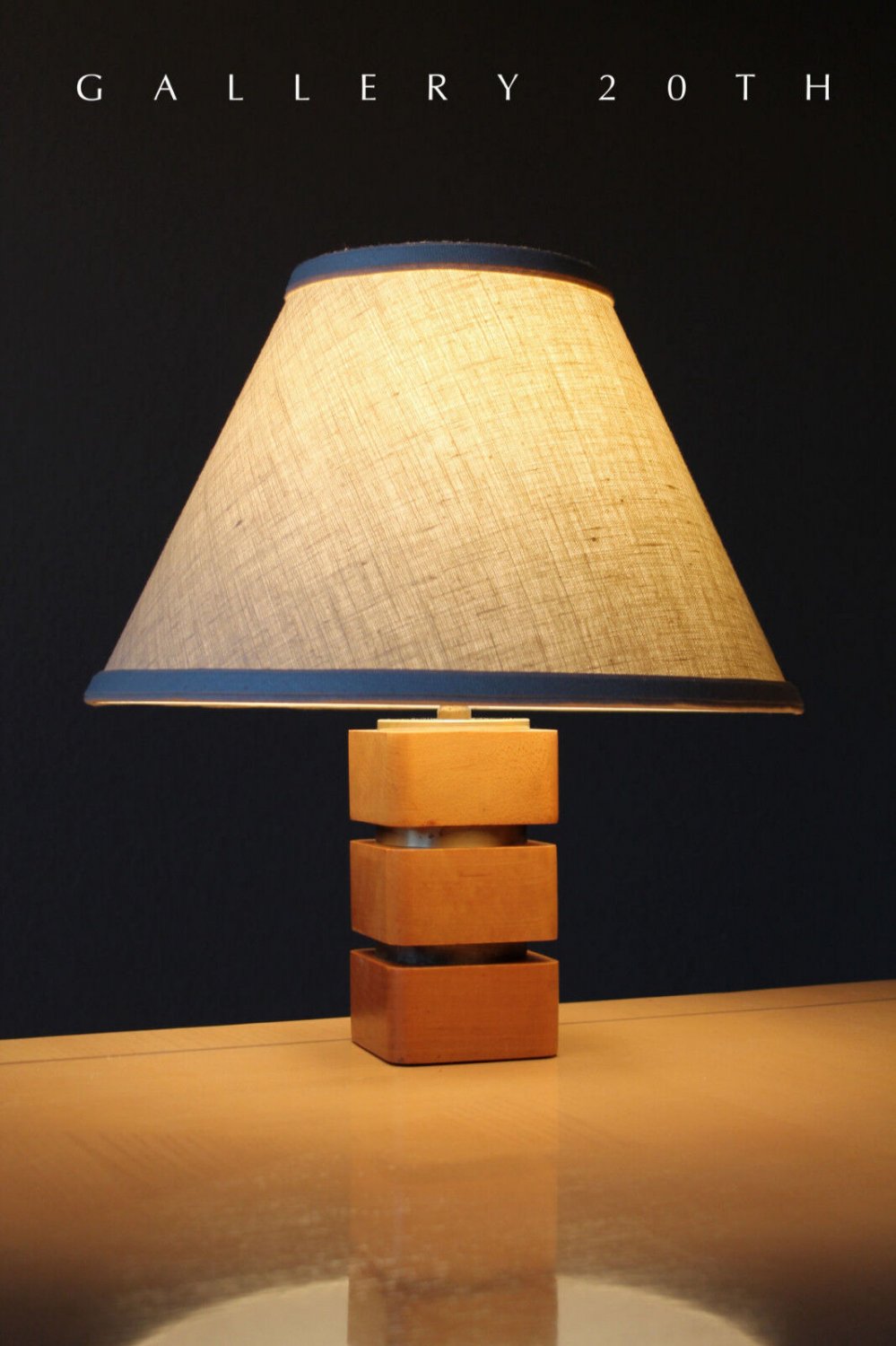 MID CENTURY MODERN WOOD & BRASS LAMP! 40S ROBSJOHN GIBBINGS LIGHT 50S ...