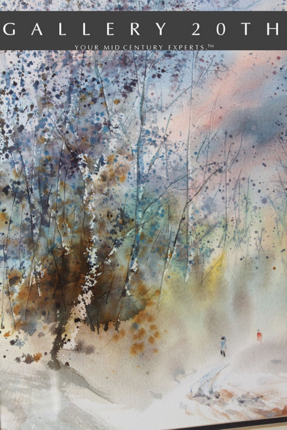 STUNNING! EXPRESSIONIST WC ORIG. PAINTING MASAKO SHINJO! OKINAWA JAPAN ...