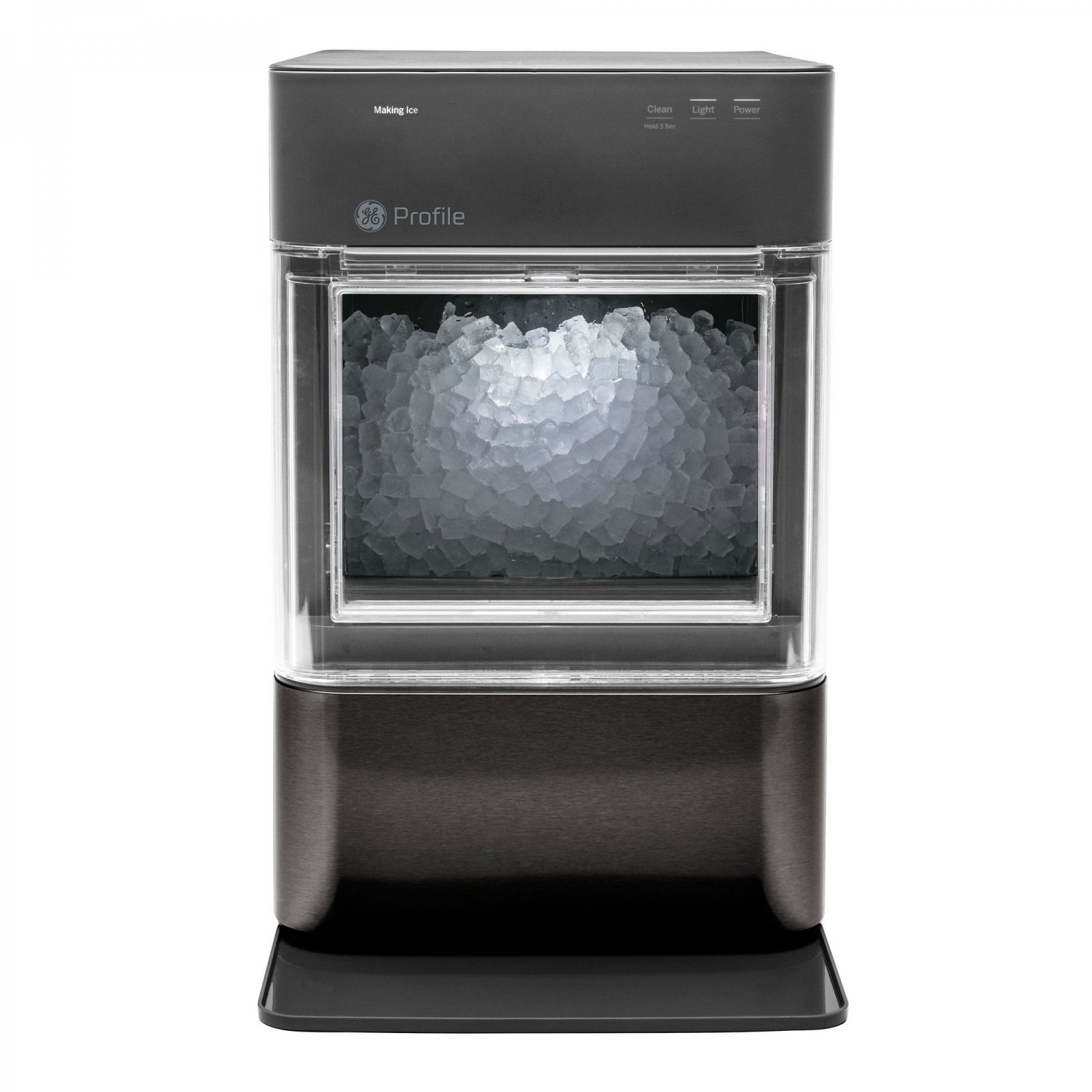 GE Profile Opal 2.0 Nugget Ice Maker with Wifi, Black Stainless-Steel