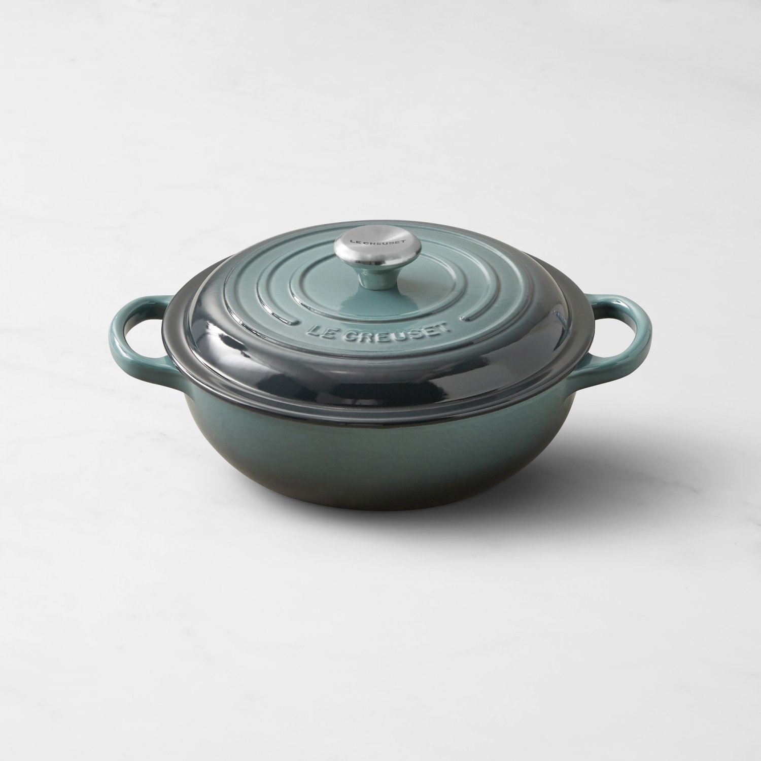 Le Creuset Enameled Cast Iron Signature French Oven, 2 1/2-Qt, Ocean