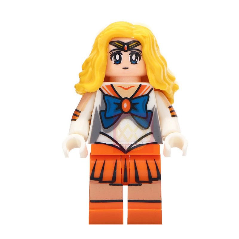 Sailor Moon Sailor Venus Lego Compatible Anime Building Block Figure Minifigure Wm525