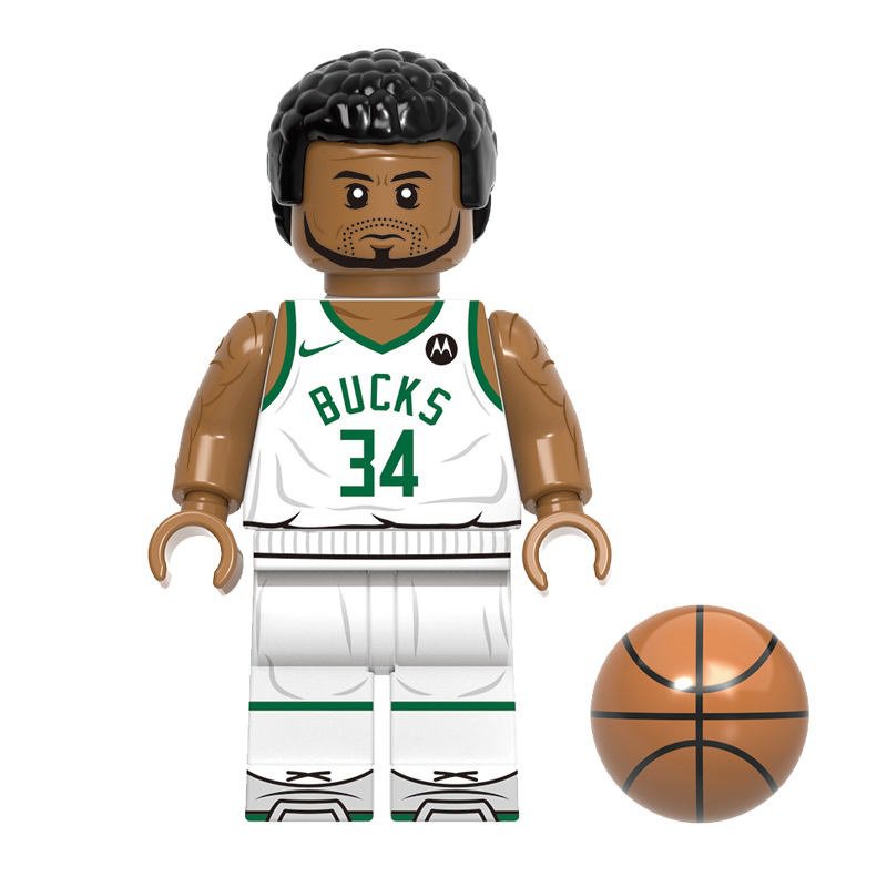 Giannis Antetokounmpo Lego Compatible Basketball Building Block Figure ...