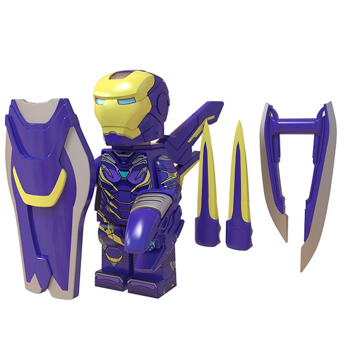 Iron Man MK49 Lego Compatible Marvel Building Block Figure Minifigure WM740