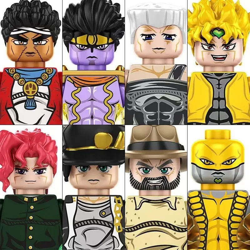 JoJo's Bizarre Adventure Minifigures Set Lego Compatible Anime Block ...